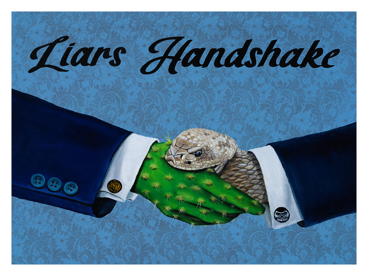 LIARS HANDSHAKE – Jared Aubel Art
