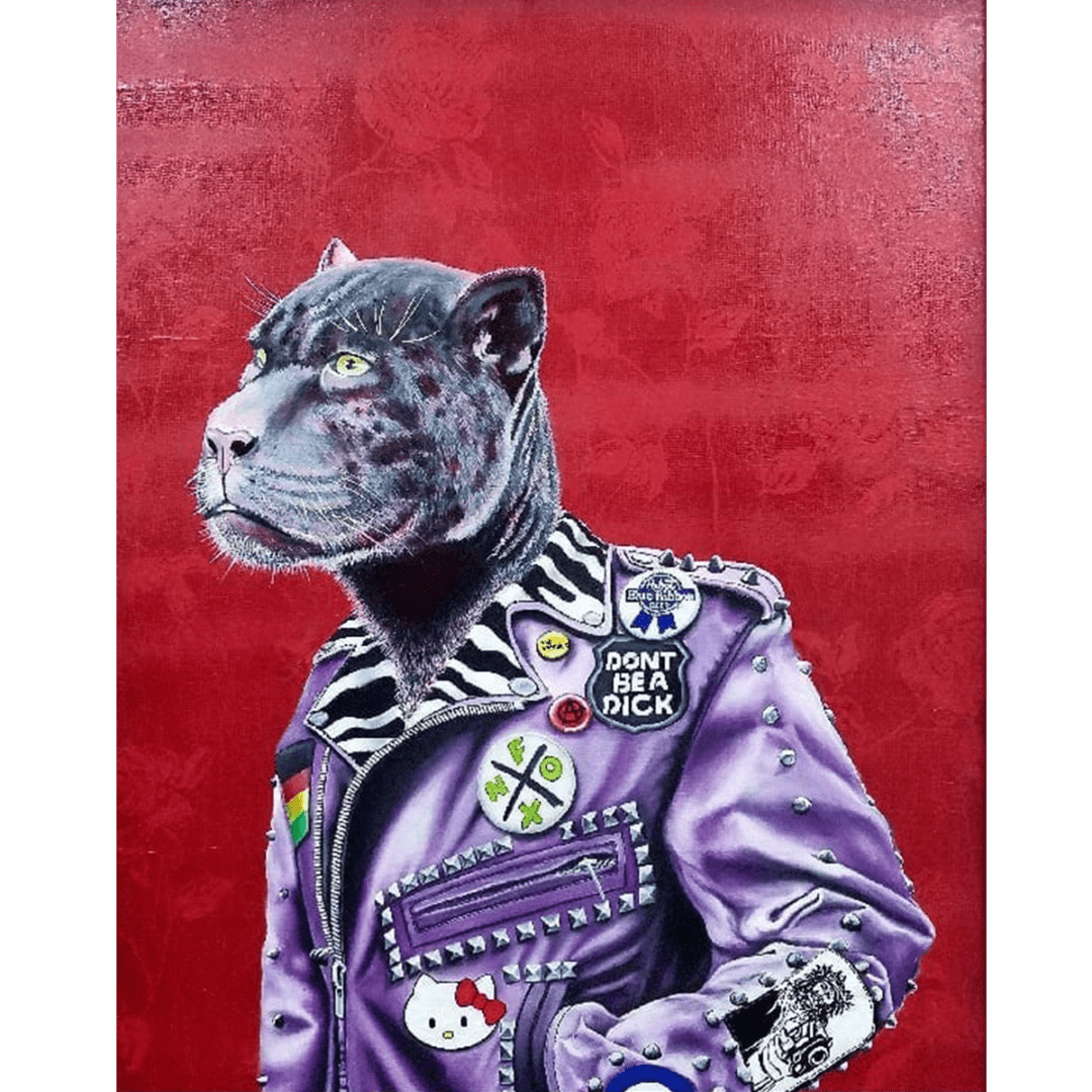Punk Rock Panther – Jared Aubel Art